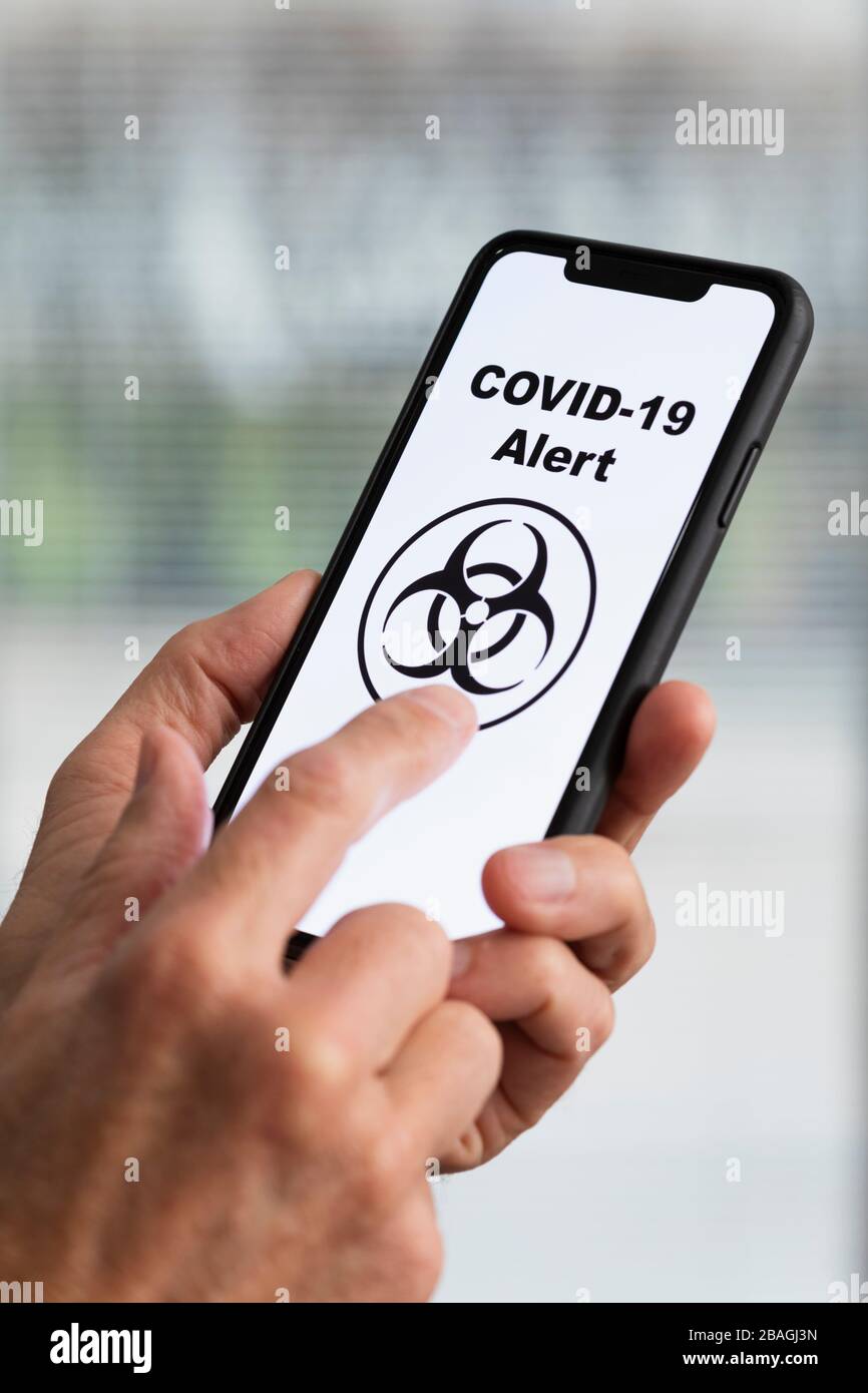 Covid 19 alert hi-res stock photography and images - Alamy