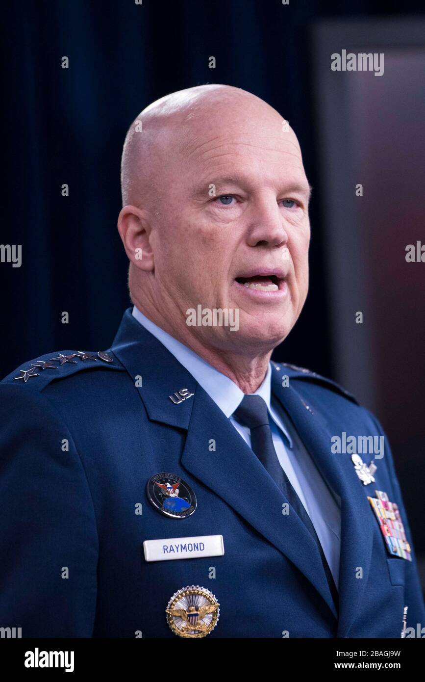 The chief of Space Operations of U.S. Space Force and commander of U.S ...