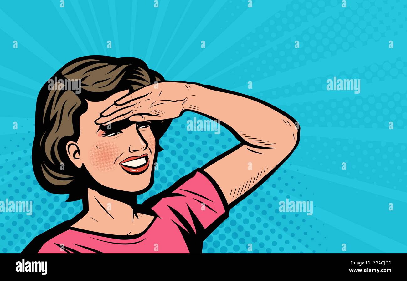 Searching stare Stock Vector Images - Alamy