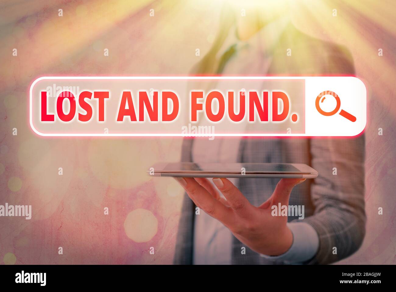Conceptual hand writing showing Lost And Found. Concept meaning a place ...
