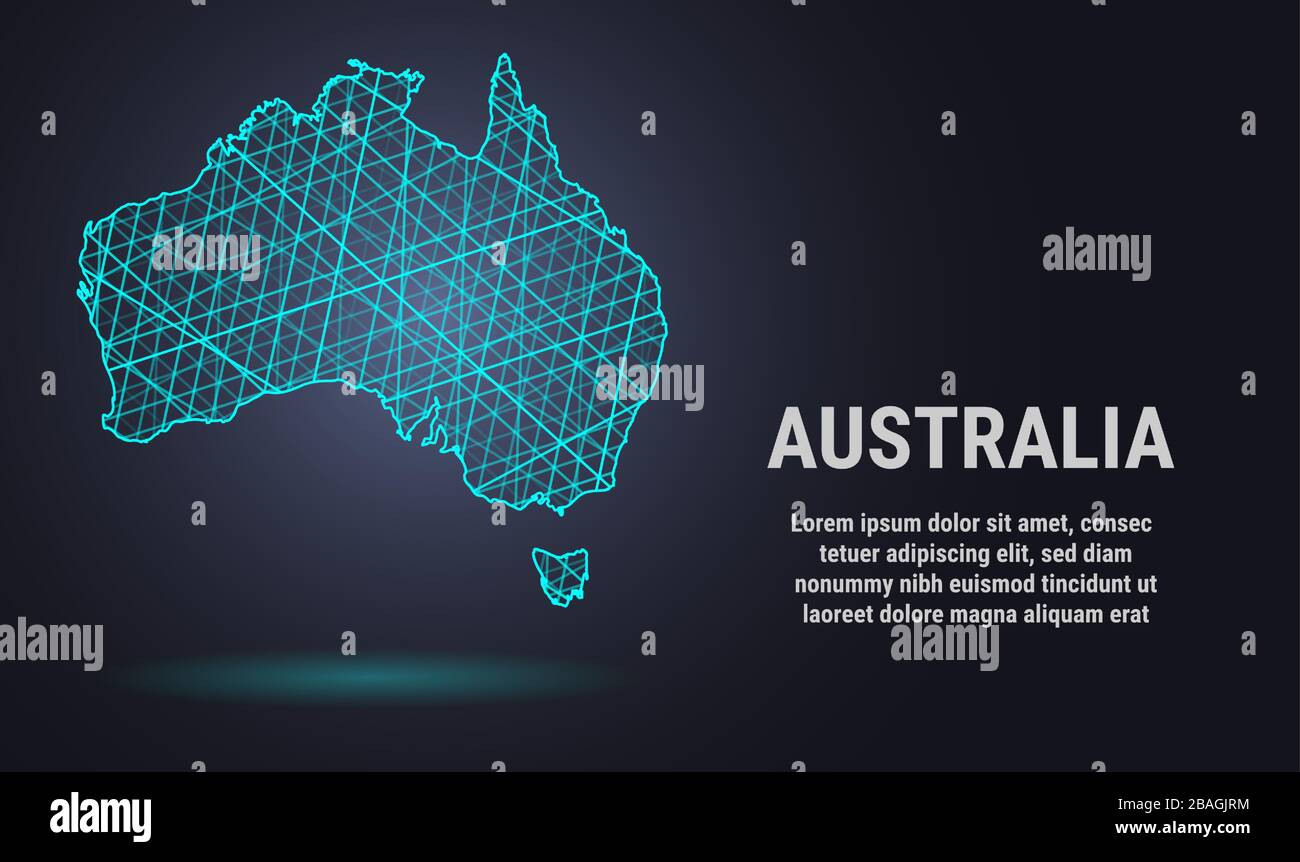 Australia map south icon Stock Vector Images - Alamy