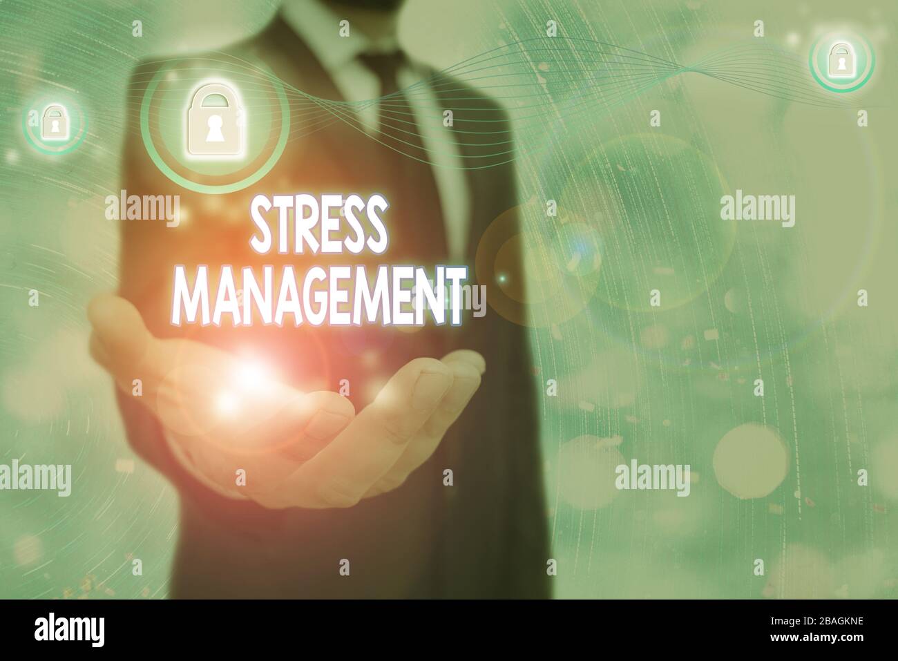 Writing note showing Stress Management. Business concept for method of ...