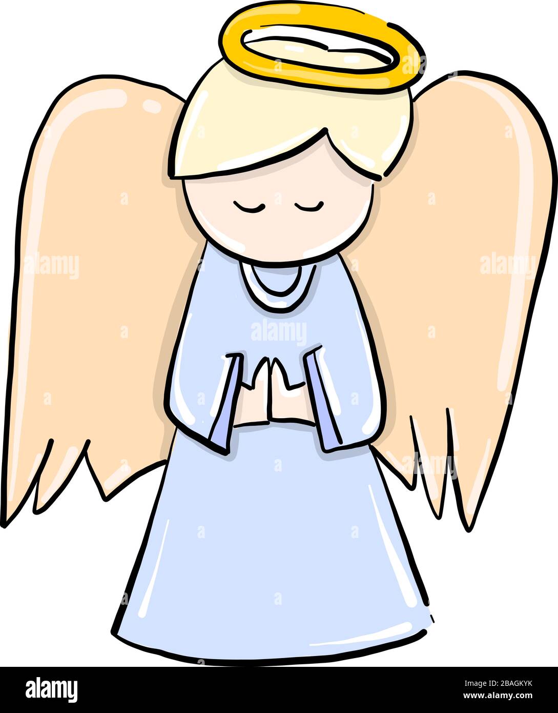 Cartoon style angel wings hi-res stock photography and images - Alamy