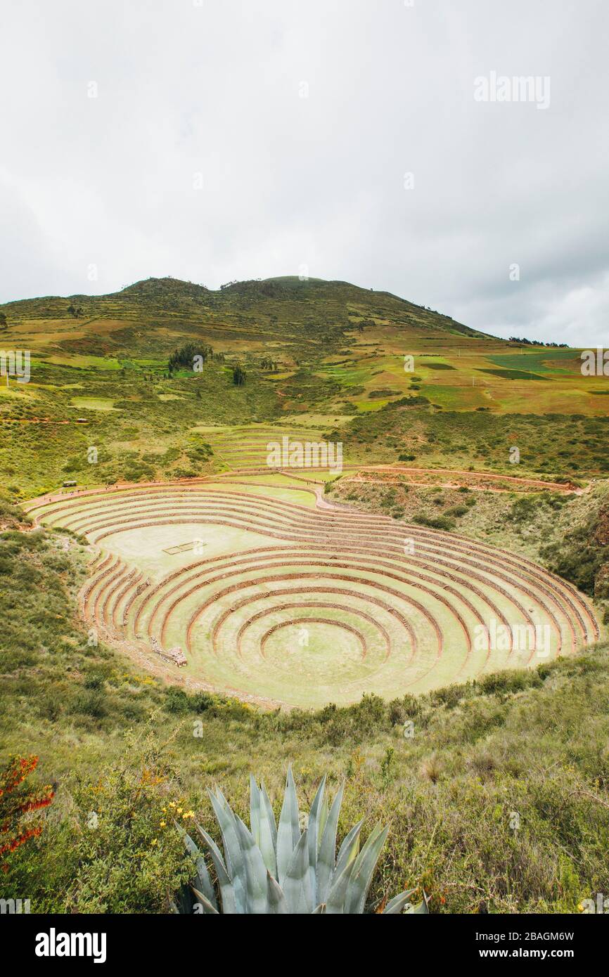 The famous Peruvian spot Moray in Peru Stock Photo - Alamy