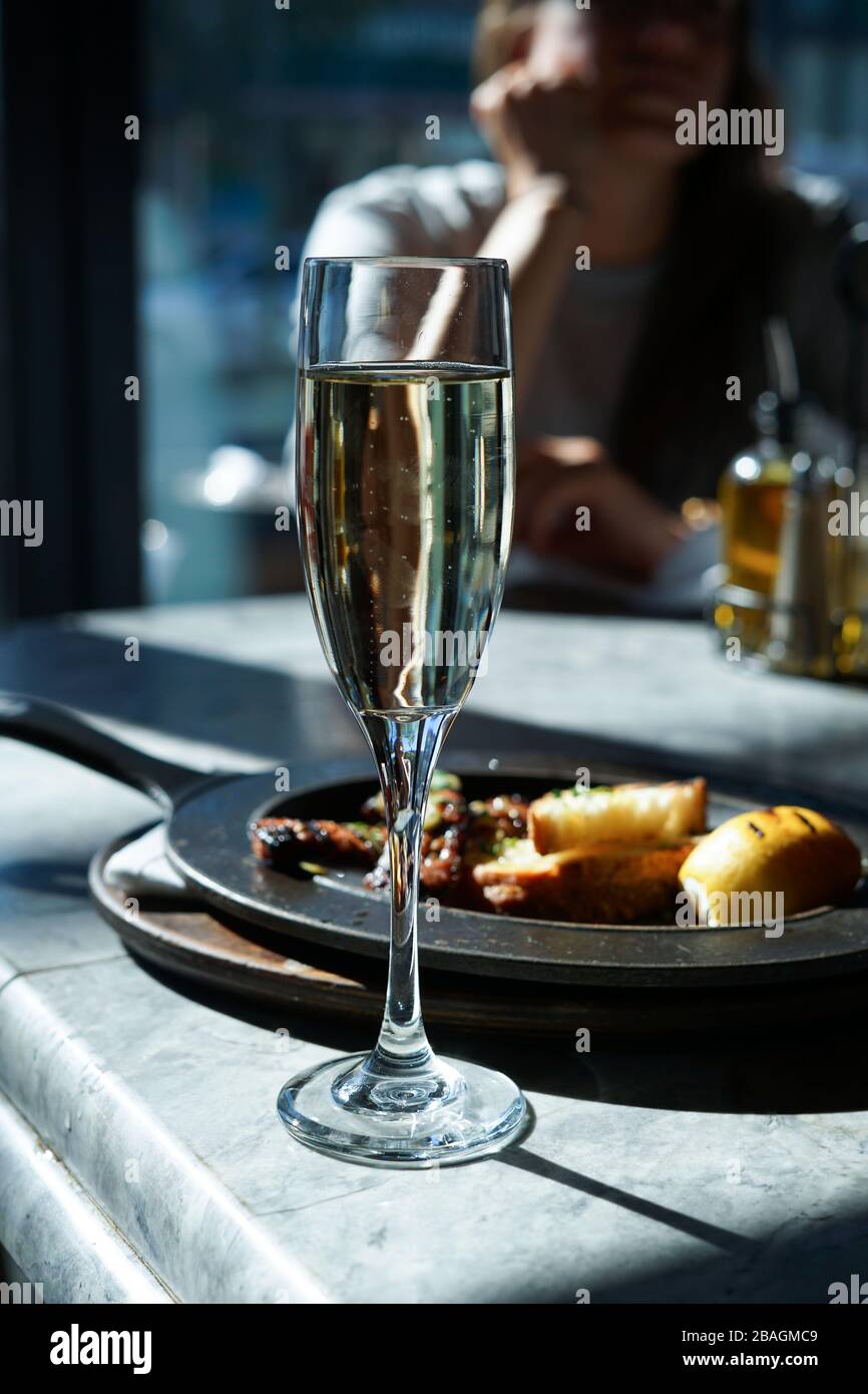 Brunch in New York, Champagne Breakfast Stock Photo - Alamy