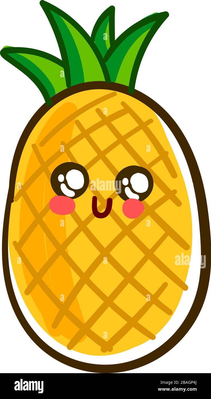 Cute Pineapple Clipart