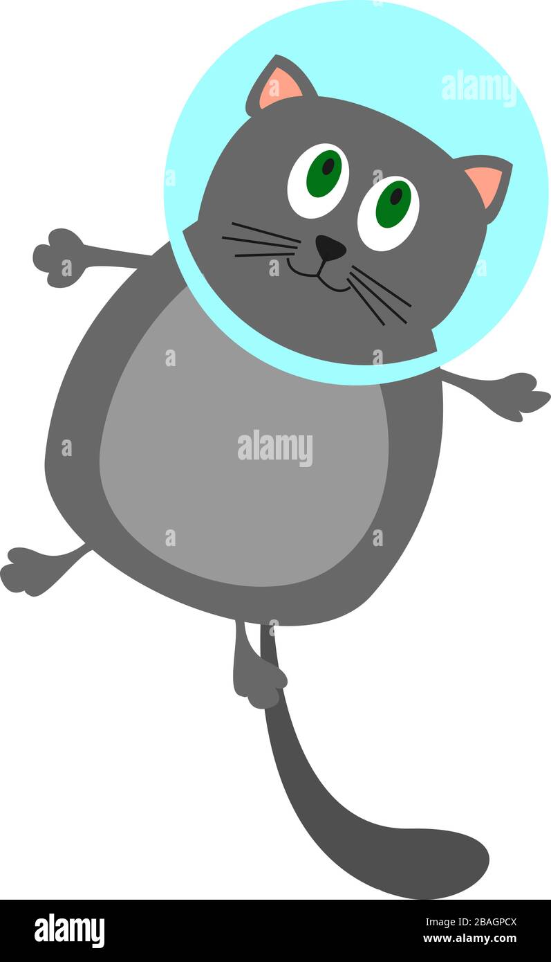 Sweet isolated space animal Stock Vector Images - Alamy