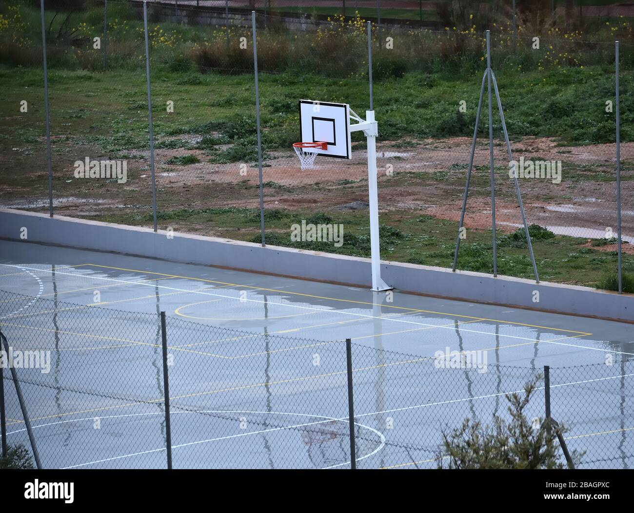 Empty sports hall for children hi-res stock photography and images - Alamy