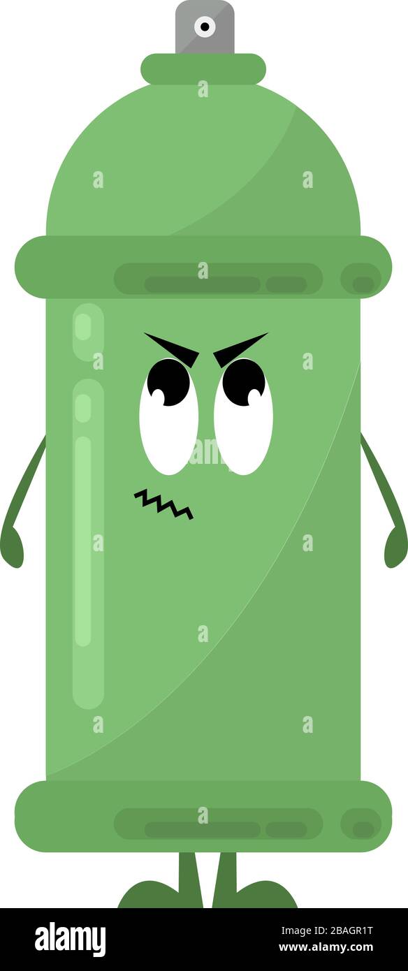 Color spray, illustration, vector on white background Stock Vector ...