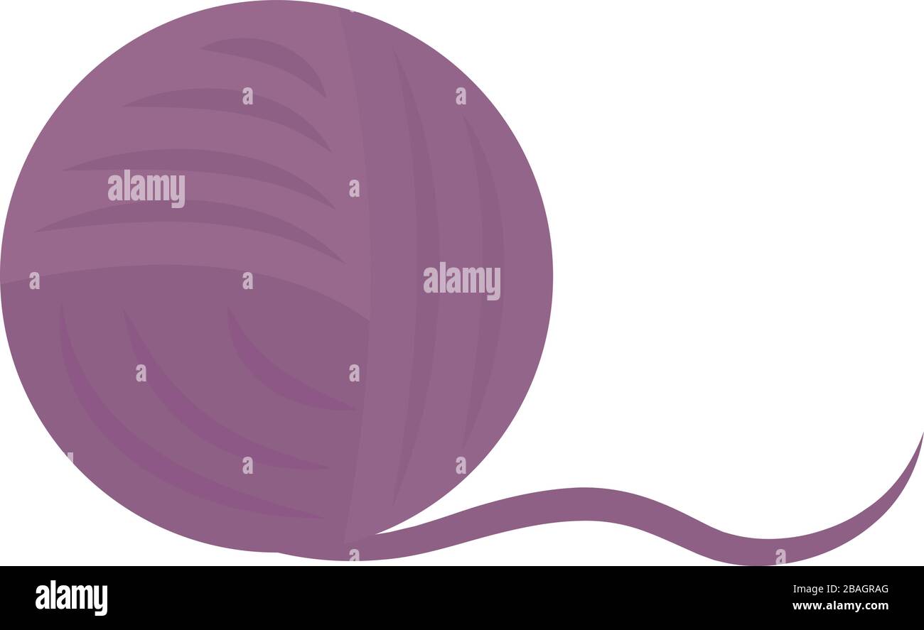 Coil of thread, illustration, vector on white background Stock Vector ...