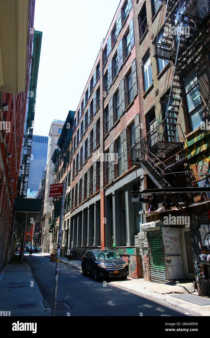 Cortlandt Alley is one of few remaining, and most filmed, back alleys ...