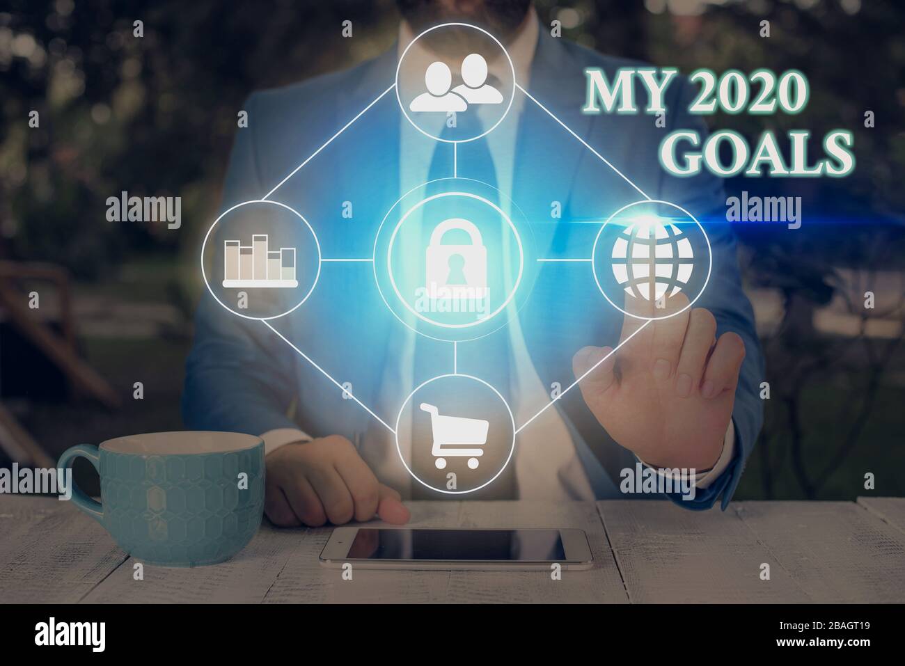 Handwriting text My 2020 Goals. Conceptual photo setting up personal ...
