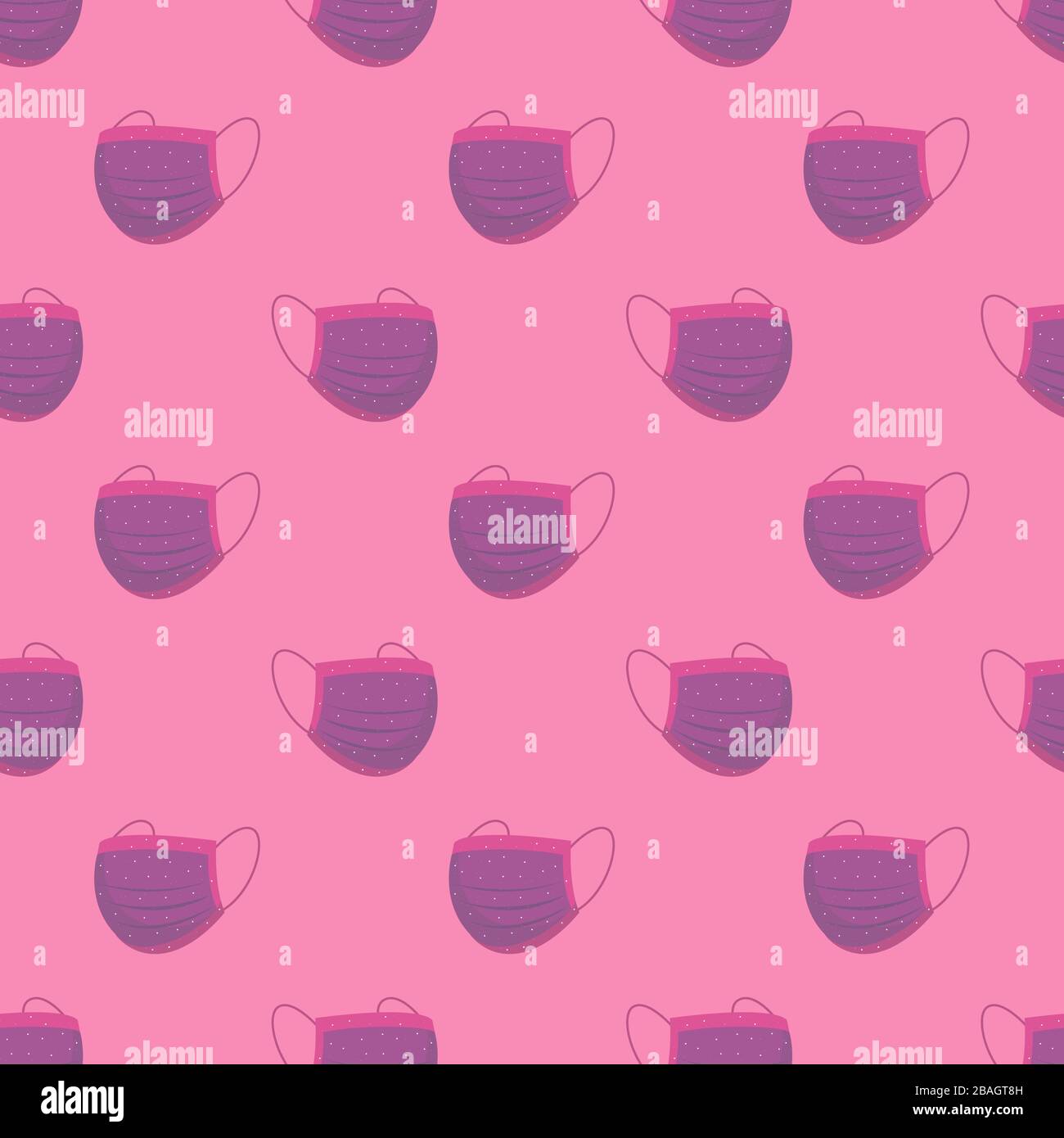 Medical mask pattern, illustration, vector on white background Stock ...