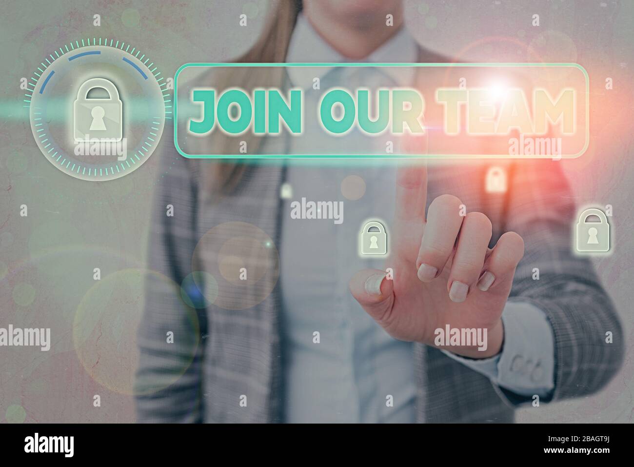 Conceptual hand writing showing Join Our Team. Concept meaning inviting ...