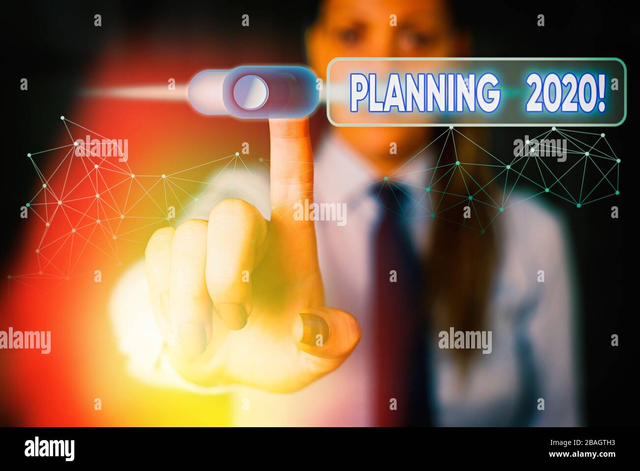 Writing note showing Planning 2020. Business concept for process of ...
