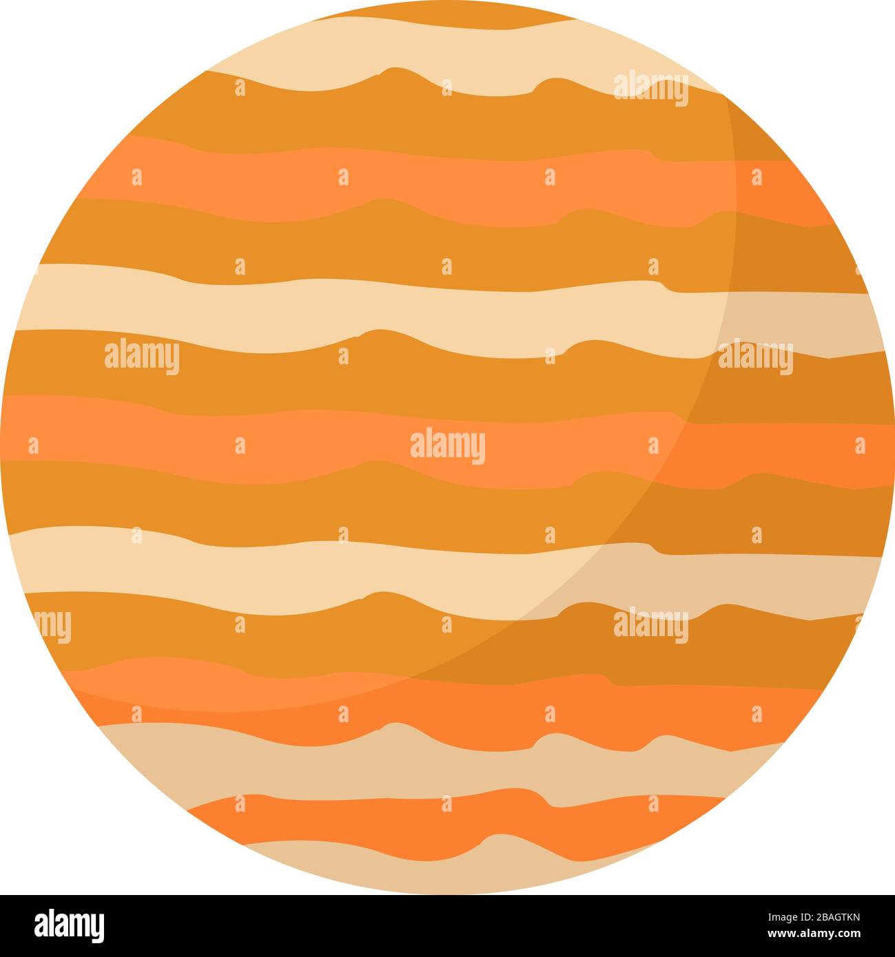 Planet jupiter white background Stock Vector Images - Alamy