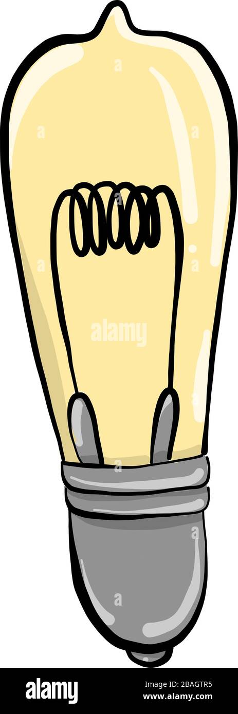 Lighting bulb, illustration, vector on white background Stock Vector Image & Art - Alamy