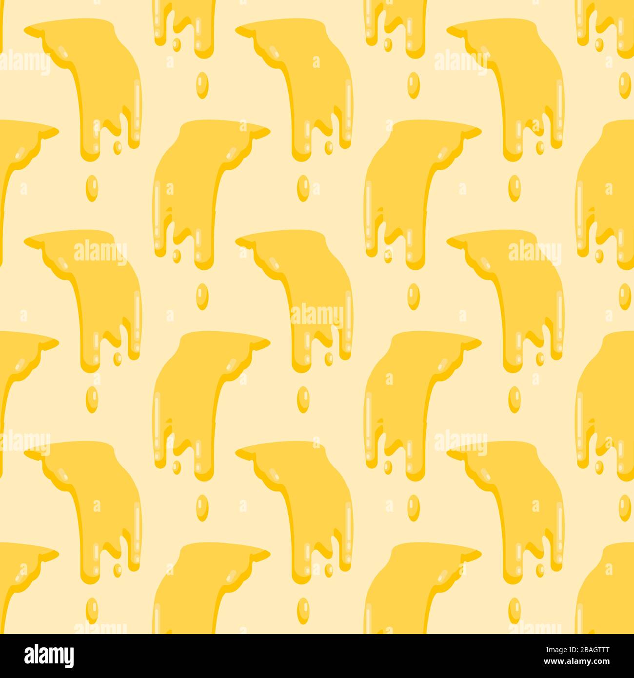 Honey pattern, illustration, vector on white background Stock Vector ...