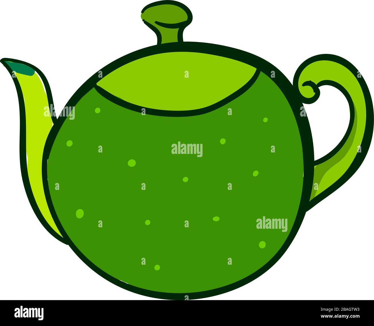 Shiny teapot Stock Vector Images - Alamy