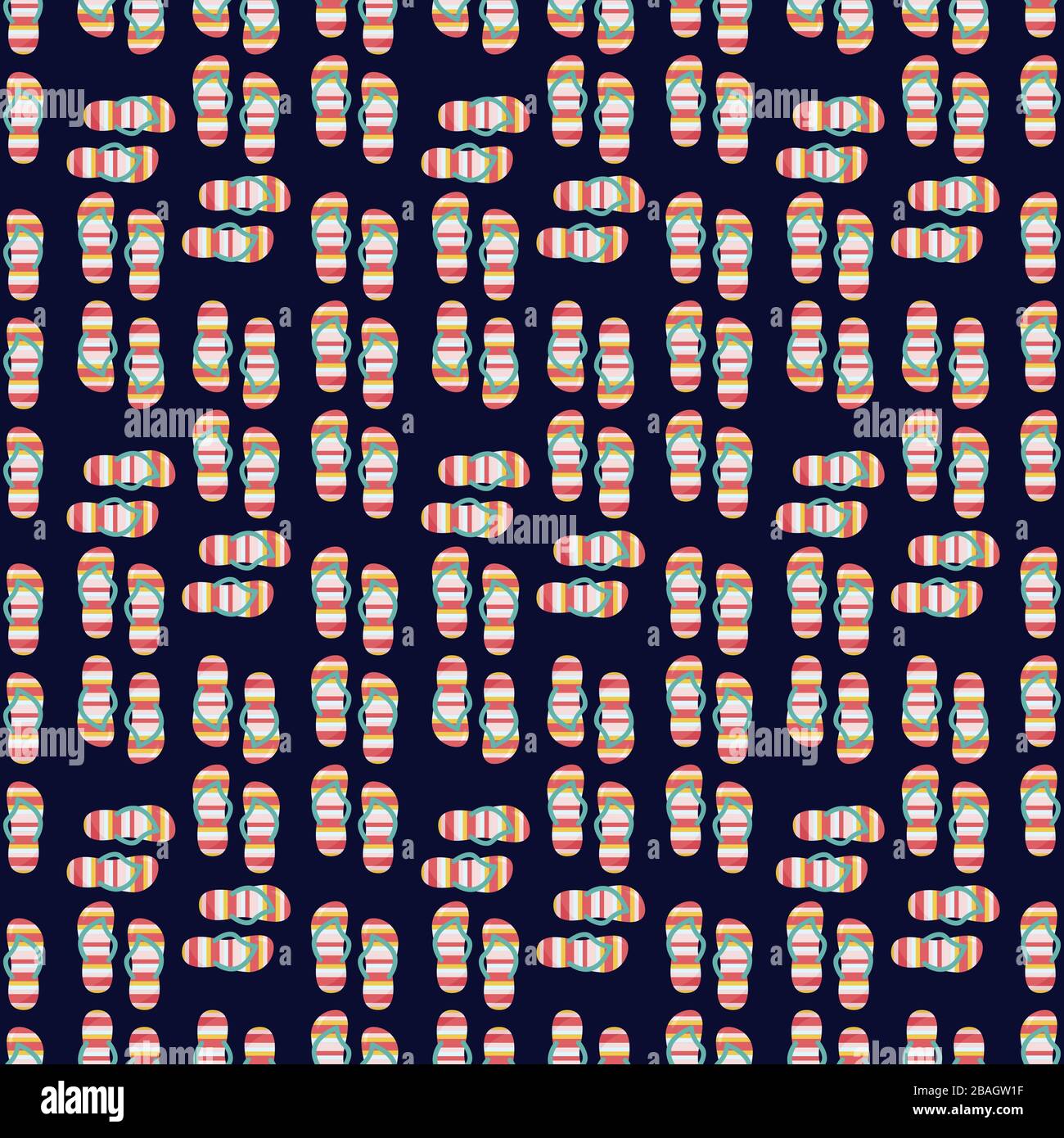 Flip flops pattern, illustration, vector on white background Stock Vector Image & Art - Alamy