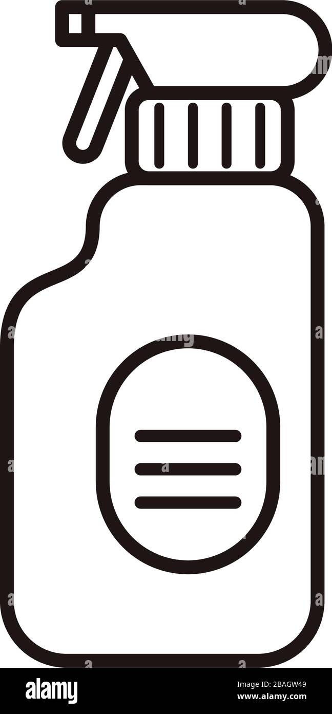 disinfectant spray bottle product line style Stock Vector Image & Art ... disinfectant spray bottle product line style Stock Vector Image & Art ...