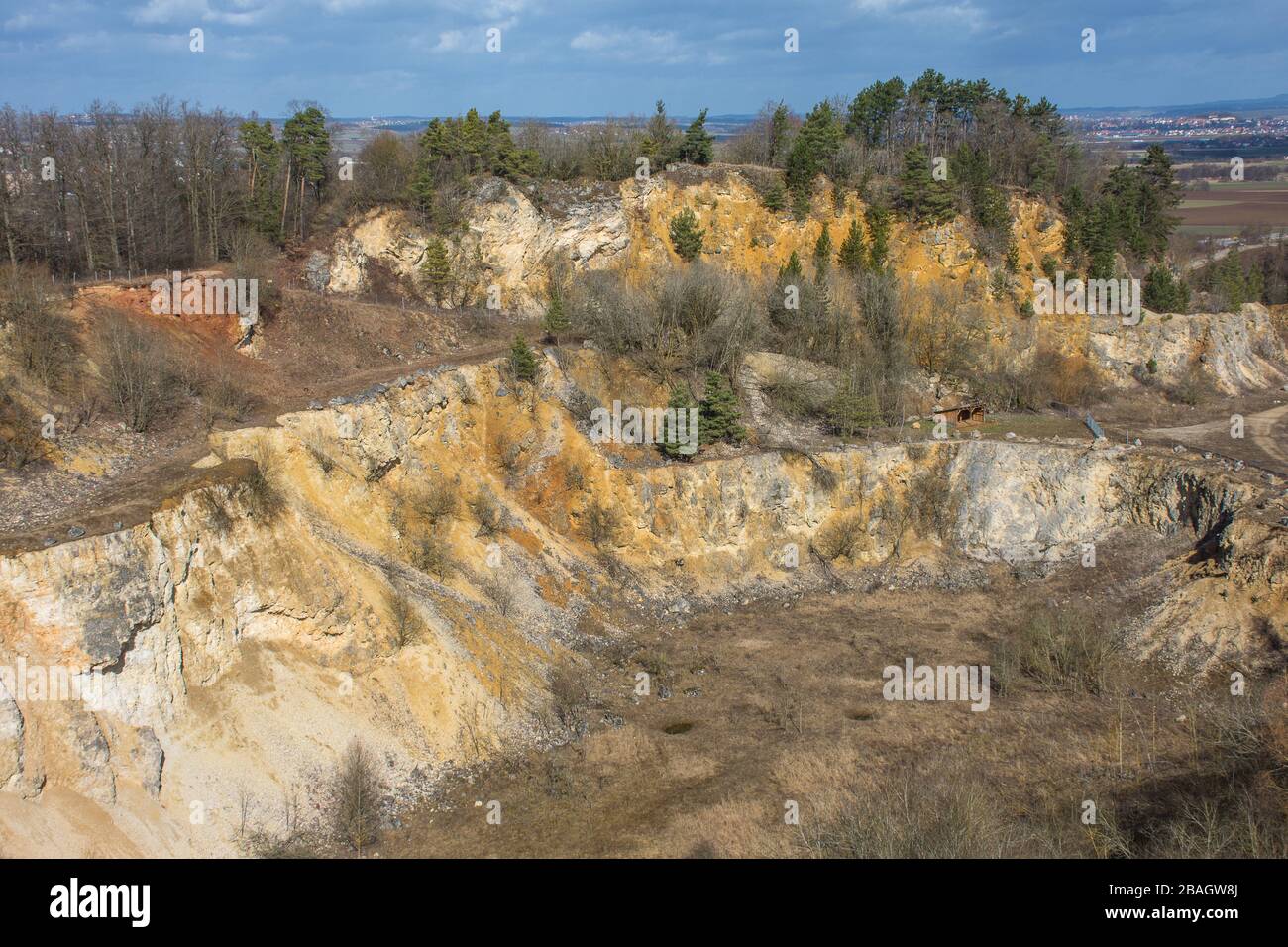 Geotope Lindle in the Geopark Ries, Germany, Bavaria Stock Photo - Alamy