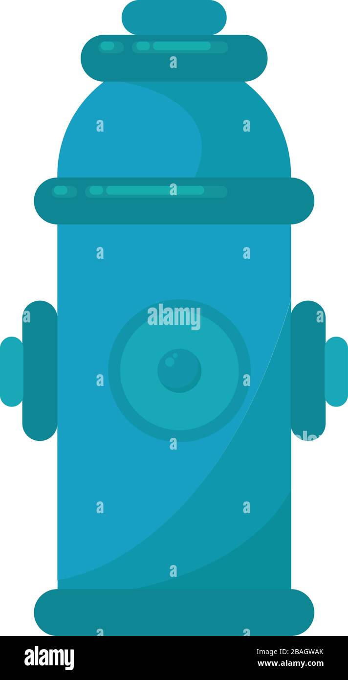 Water hydrant, illustration, vector on white background Stock Vector ...