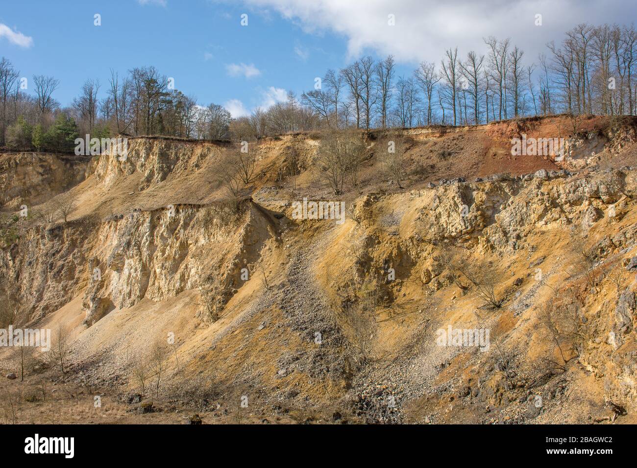 Geotope Lindle in the Geopark Ries, Germany, Bavaria Stock Photo - Alamy