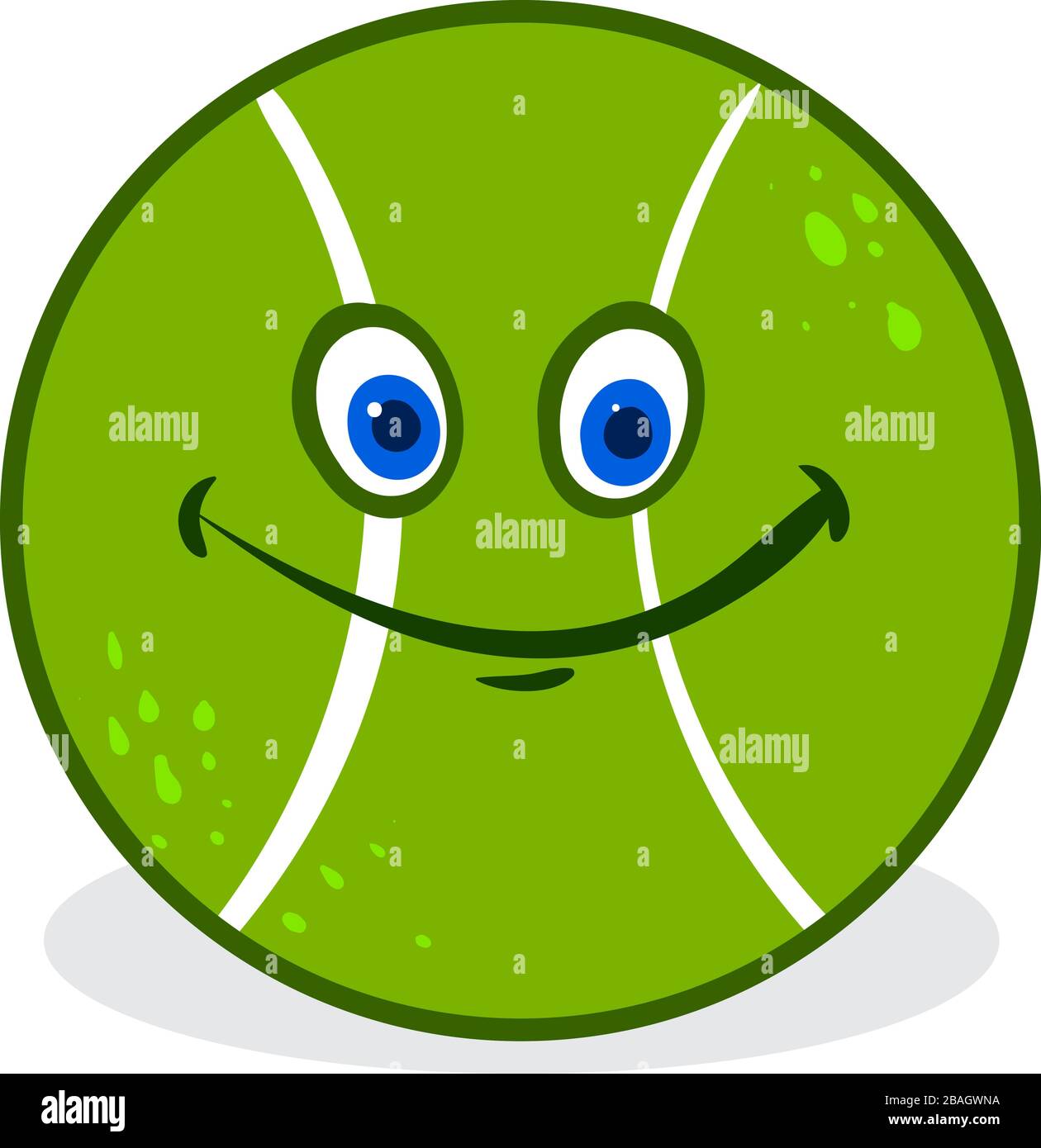 Tennis Ball Drawing Cute