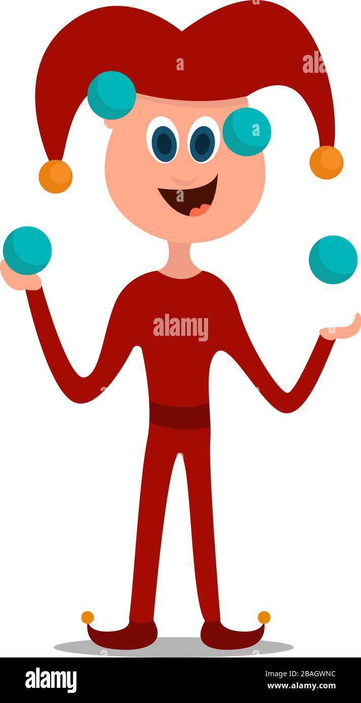 Retro juggler vector Cut Out Stock Images & Pictures - Alamy