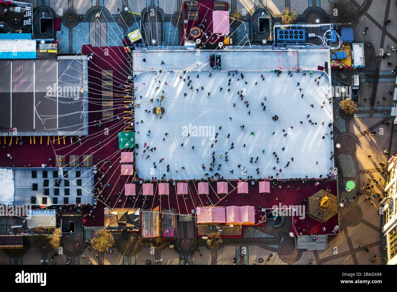Ice rink birds eye view hi-res stock photography and images - Alamy