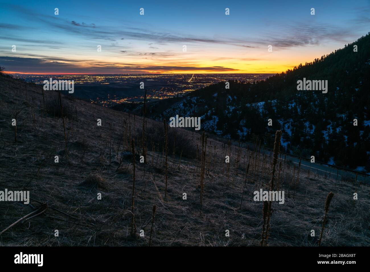 Golden colorado aerial hi-res stock photography and images - Alamy