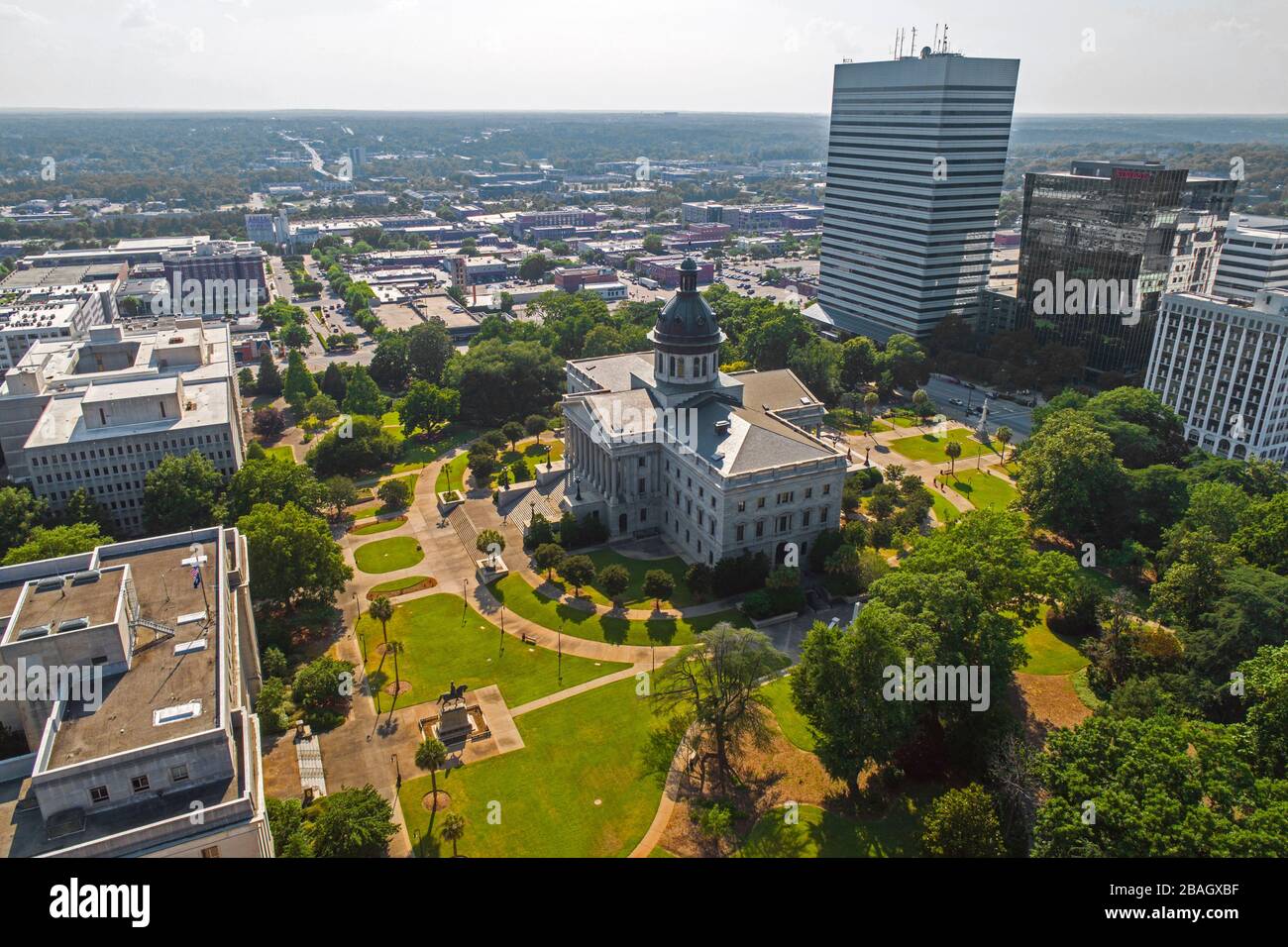 Columbia South Carolina SC is the statehouse and capitol building and ...