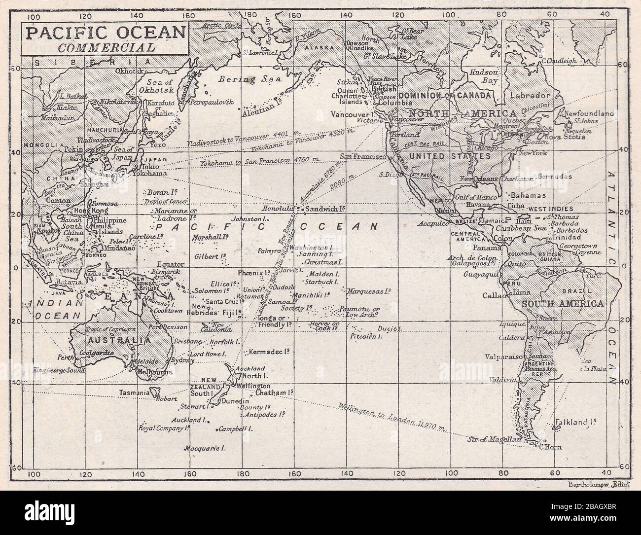 Commercial shipping routes 1900s hi-res stock photography and images ...