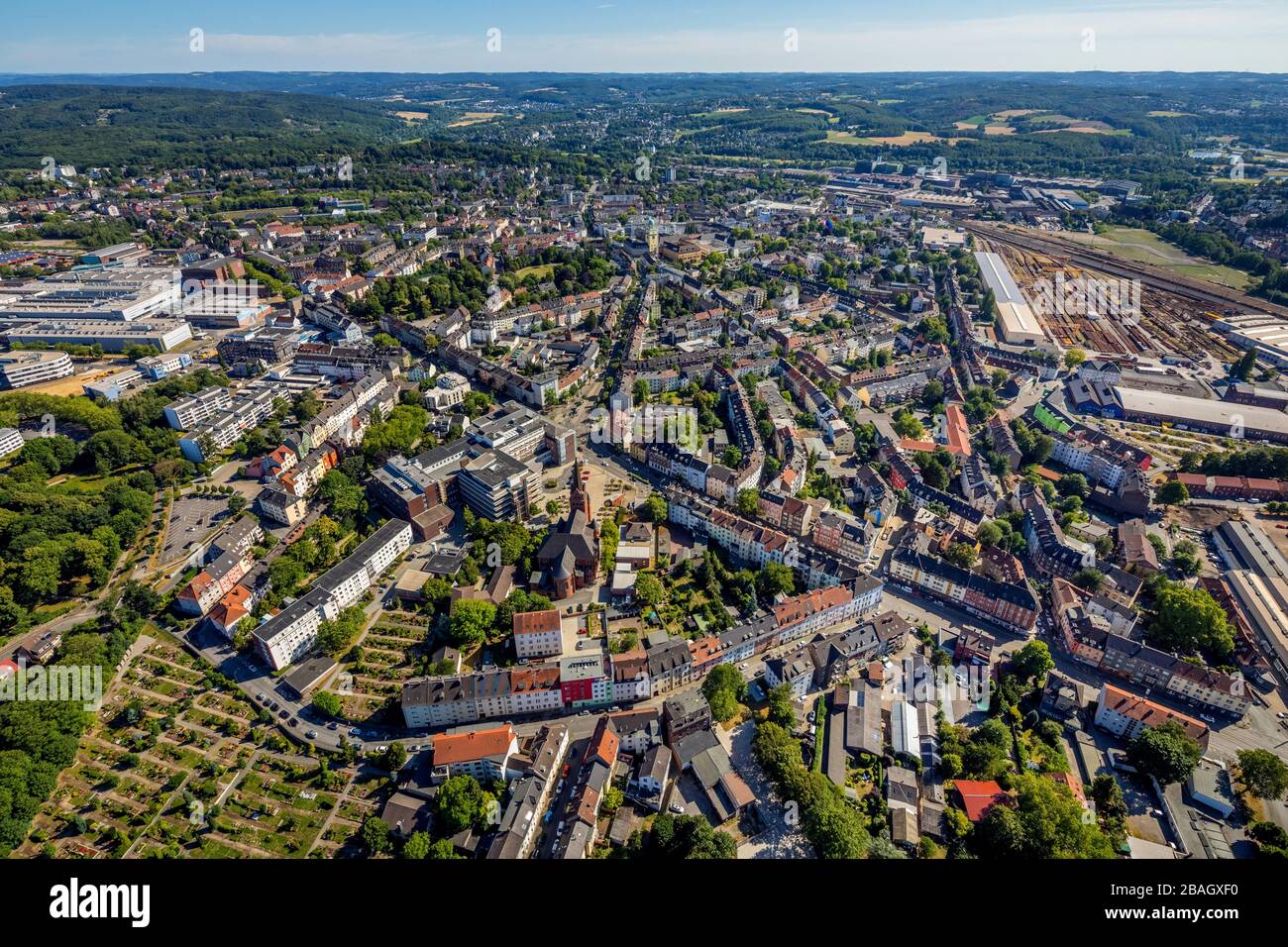 Aerial view of witten hi-res stock photography and images - Alamy