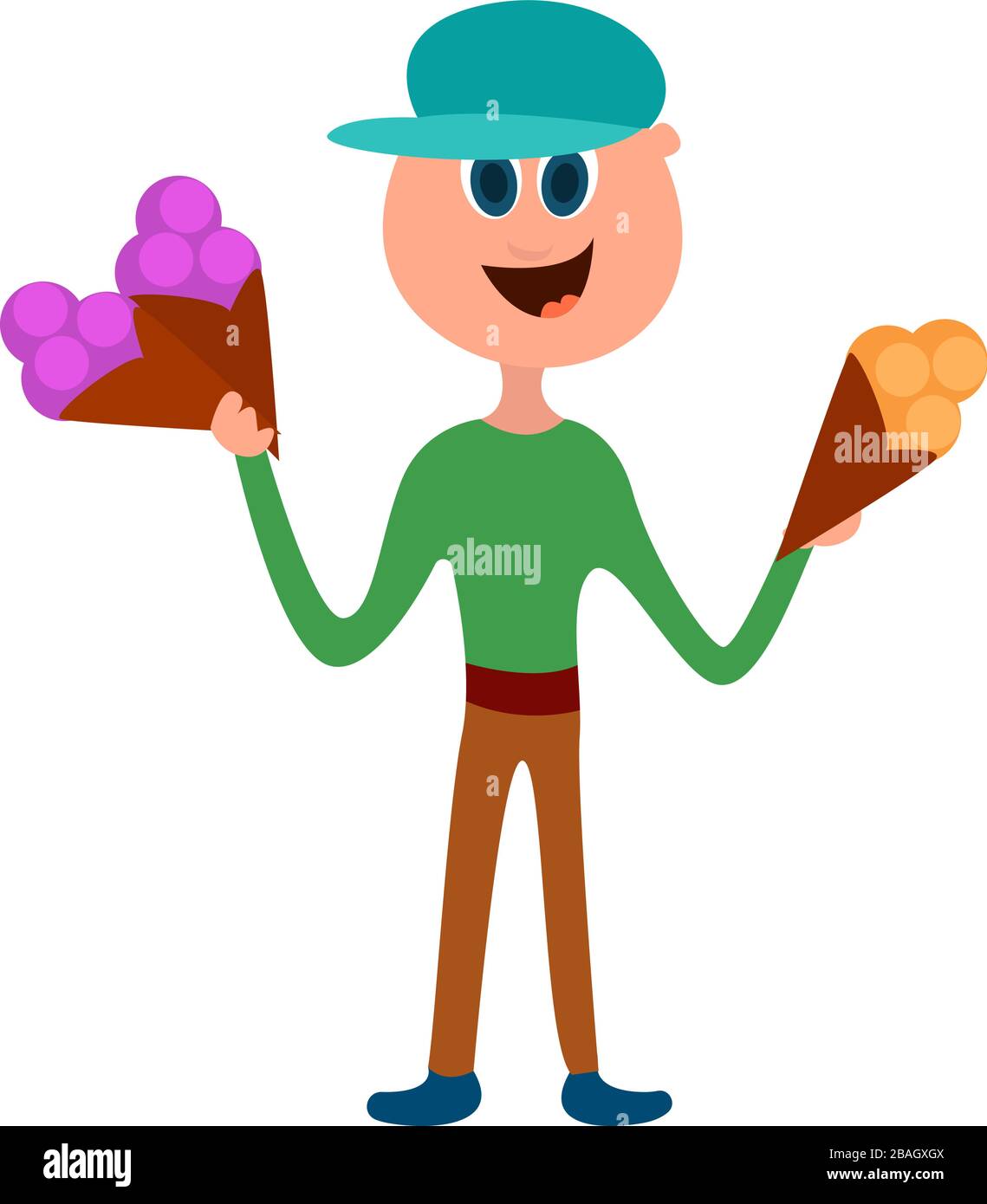 Ice cream on sale Cut Out Stock Images & Pictures - Alamy