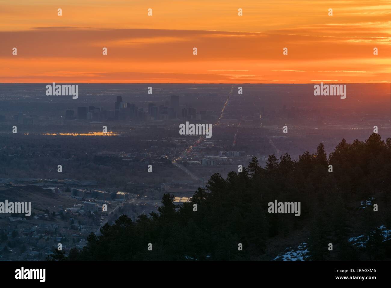 Golden colorado aerial hi-res stock photography and images - Alamy