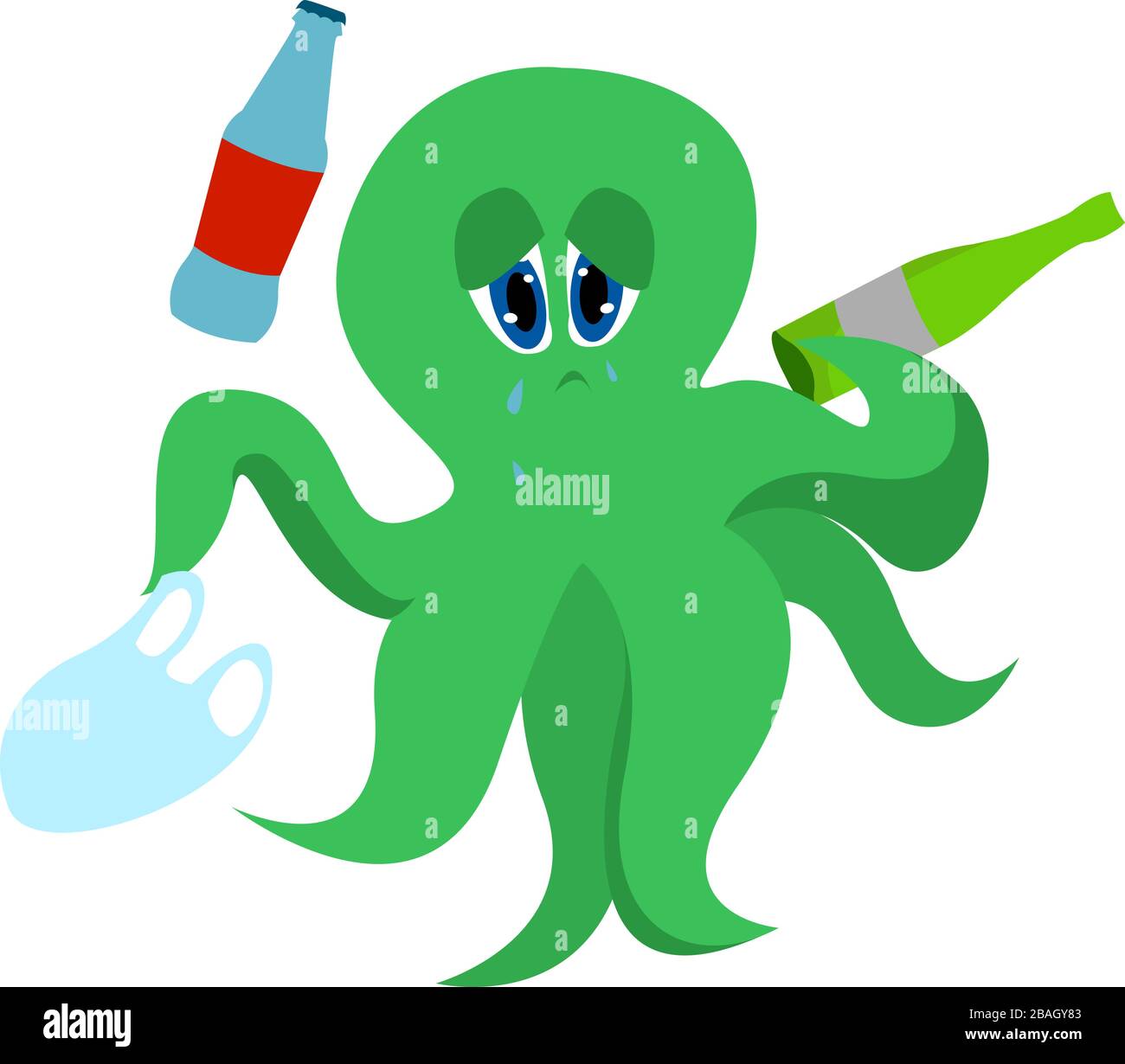 Ocean garbage sea pollution Cut Out Stock Images & Pictures - Alamy