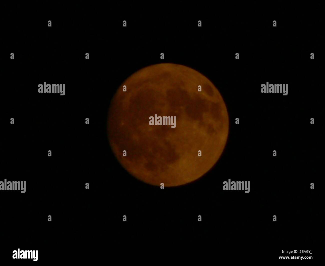 Copper Full Moon Stock Photo - Alamy
