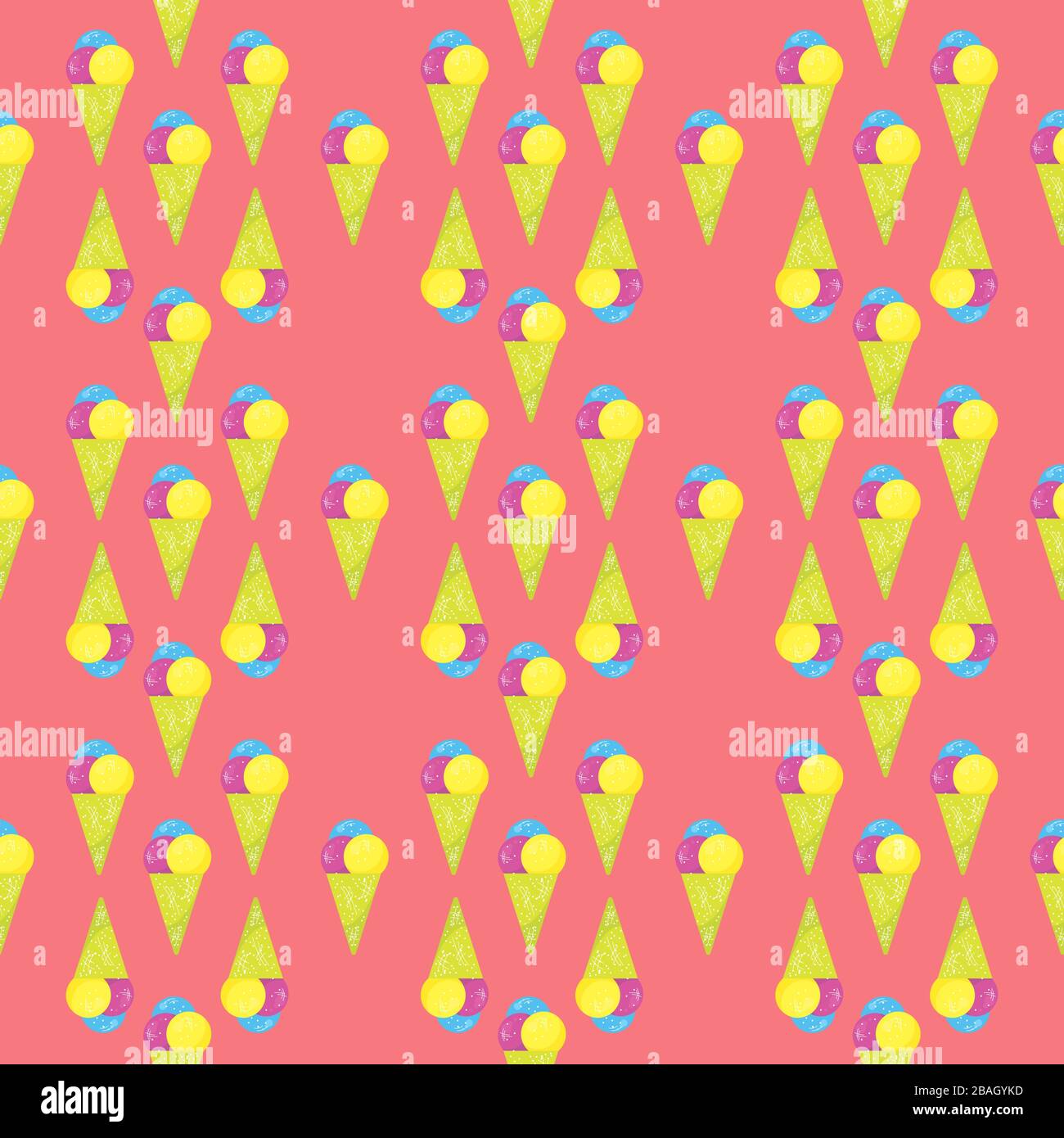 Home made soft ice cream Stock Vector Images - Alamy