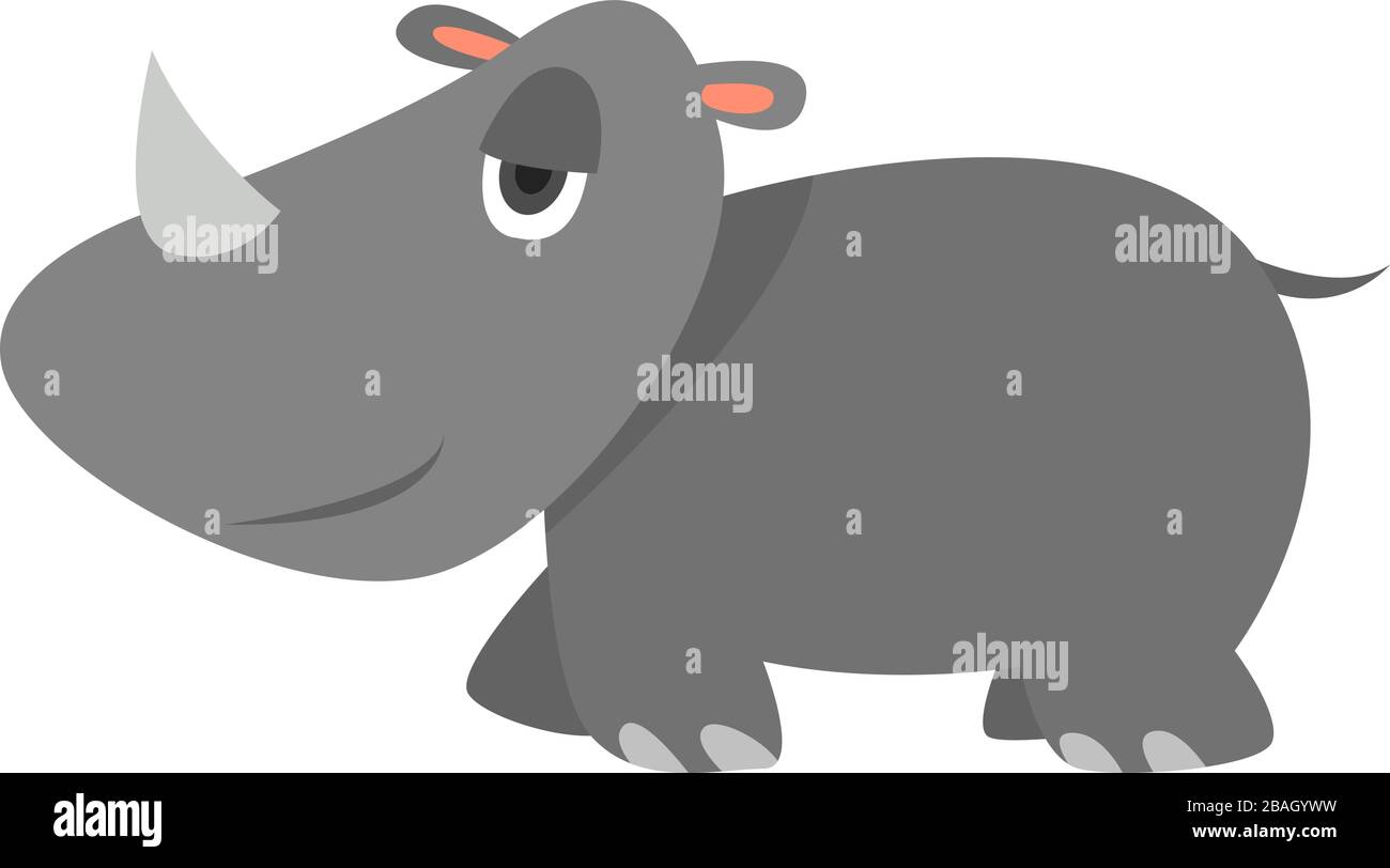 White rhino sleeping Stock Vector Images - Alamy