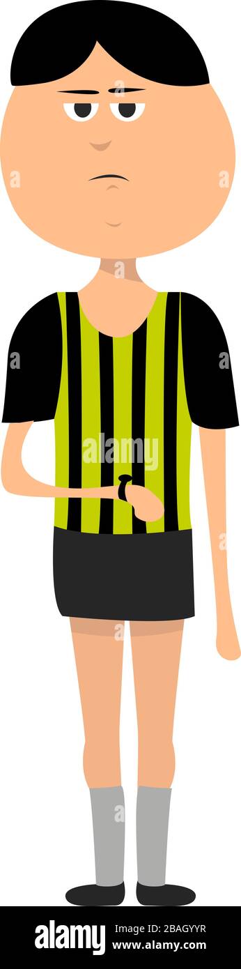 Referee vector vectors hi-res stock photography and images - Alamy