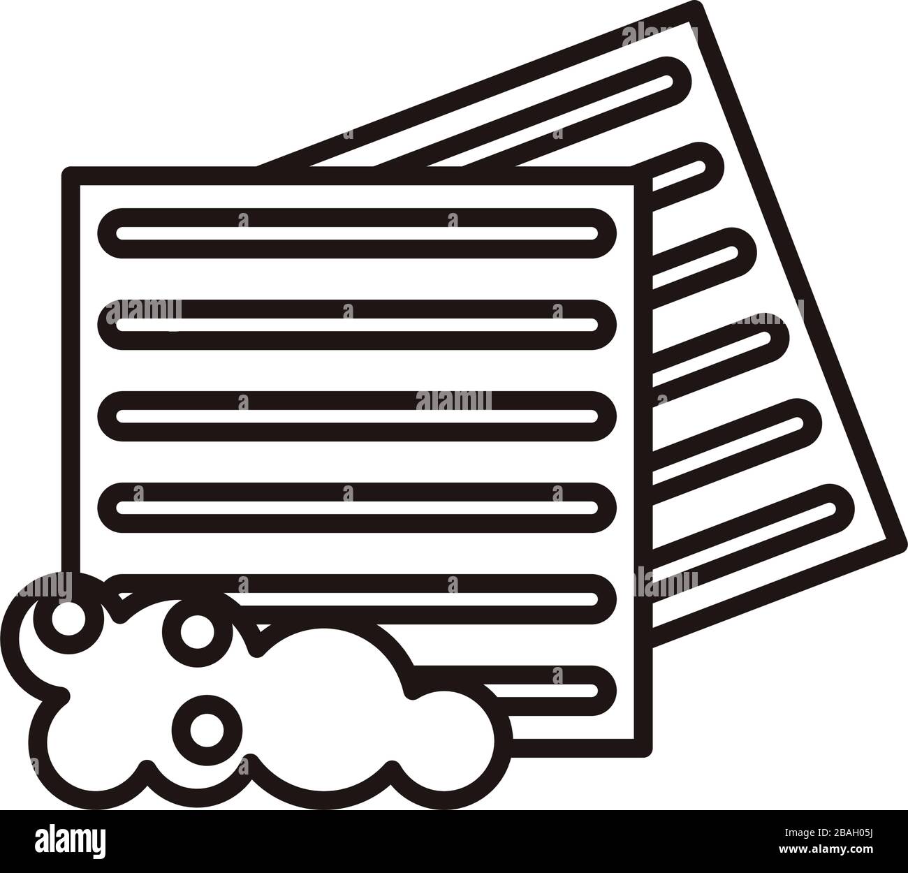 Clothes cover line icon Stock Vector Images - Alamy