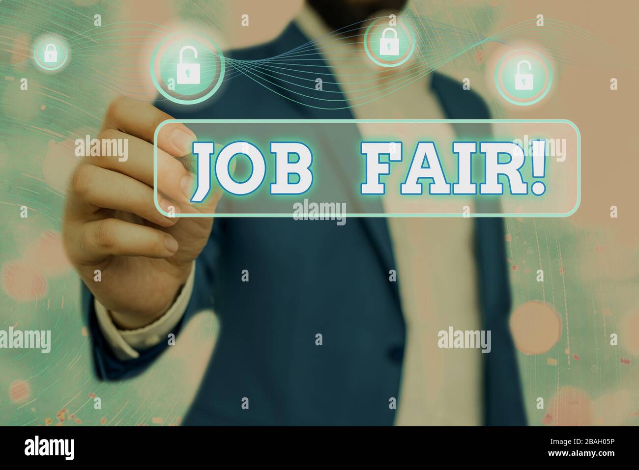 Handwriting text writing Job Fair. Conceptual photo event where ...