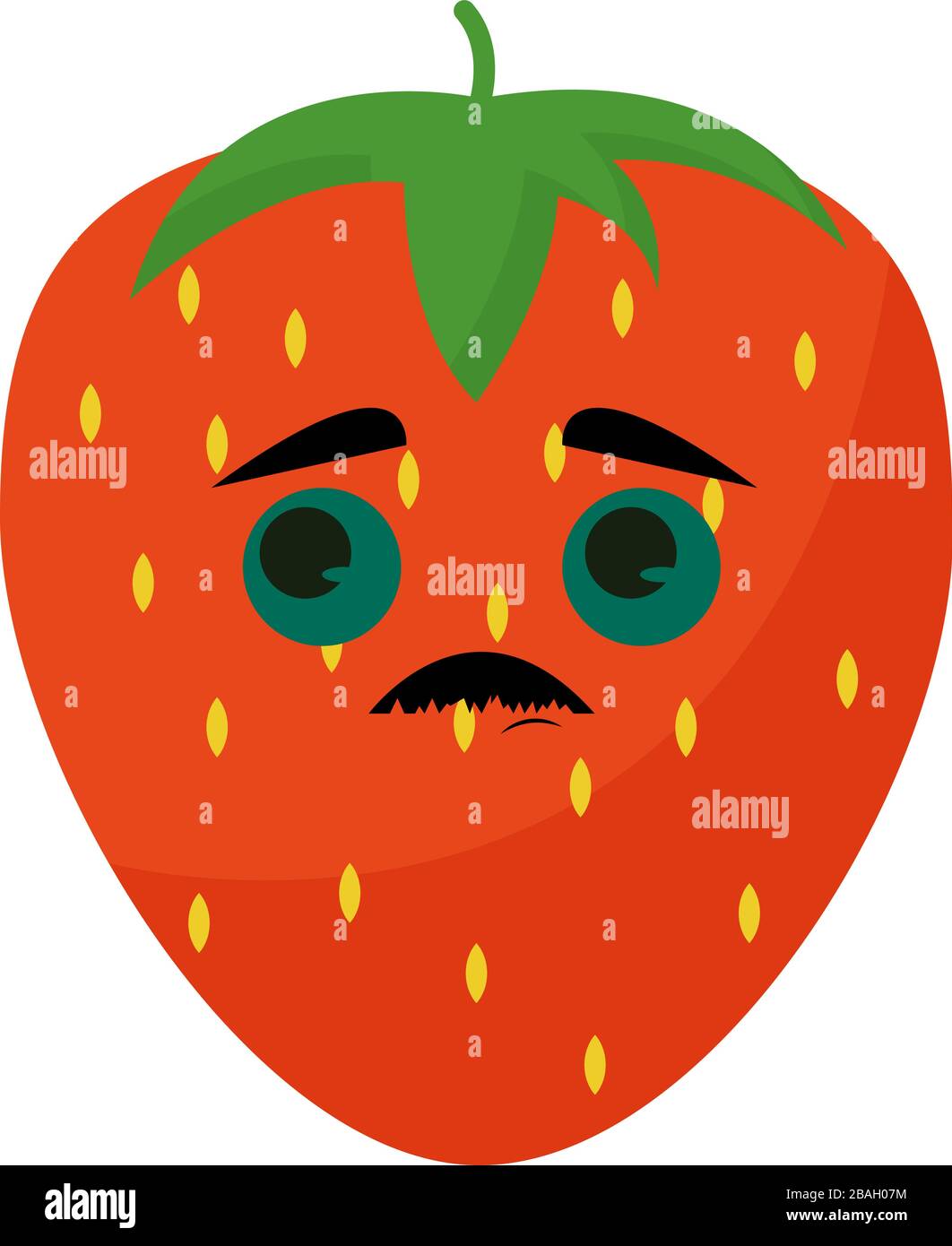 Strawberry cartoon Stock Vector Images - Alamy