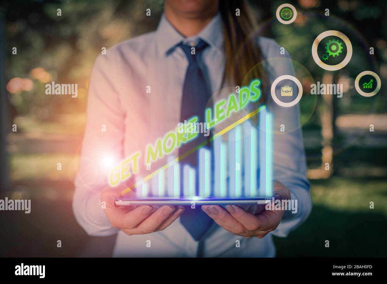 Conceptual hand writing showing Get More Leads. Concept meaning ...