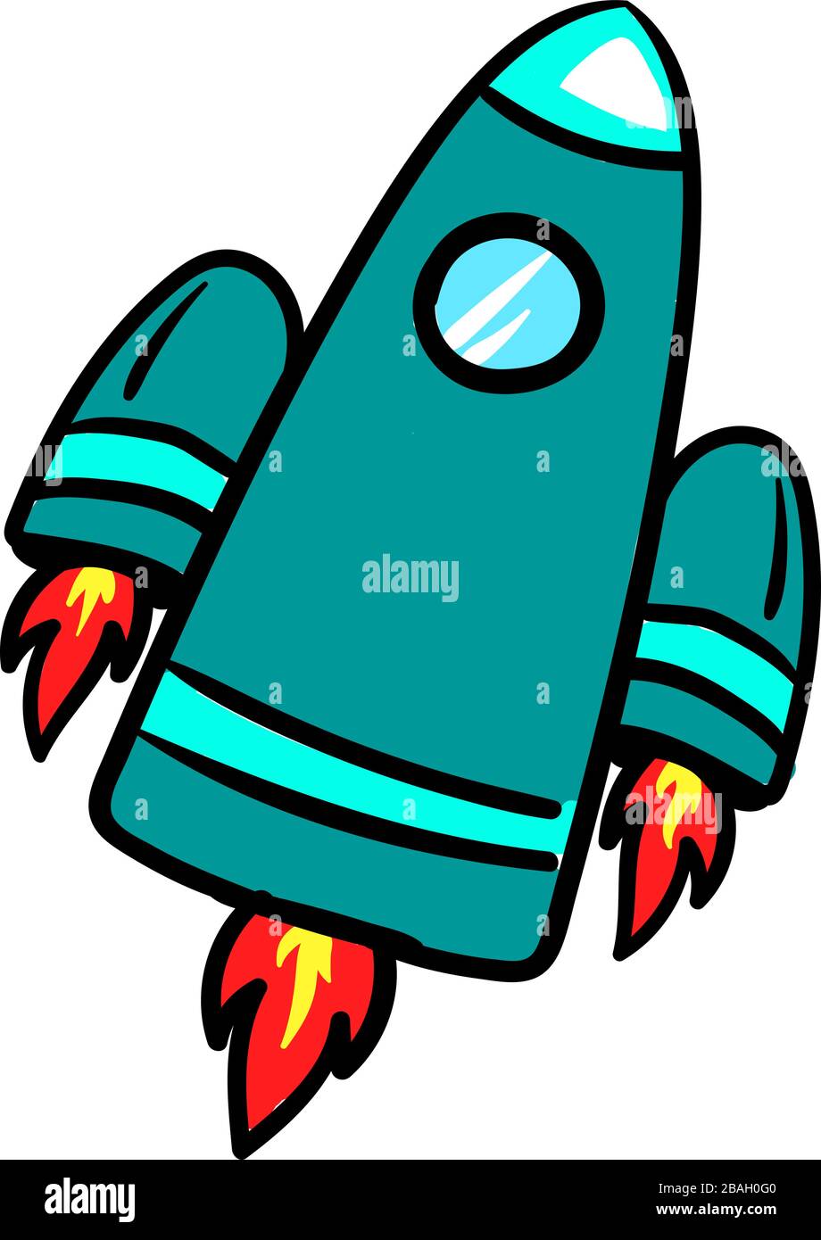 Futuristic space ship in Cut Out Stock Images & Pictures - Alamy