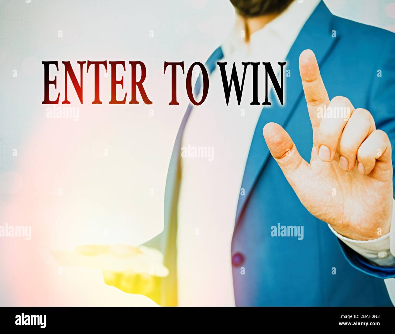 Word writing text Enter To Win. Business photo showcasing exchanging ...