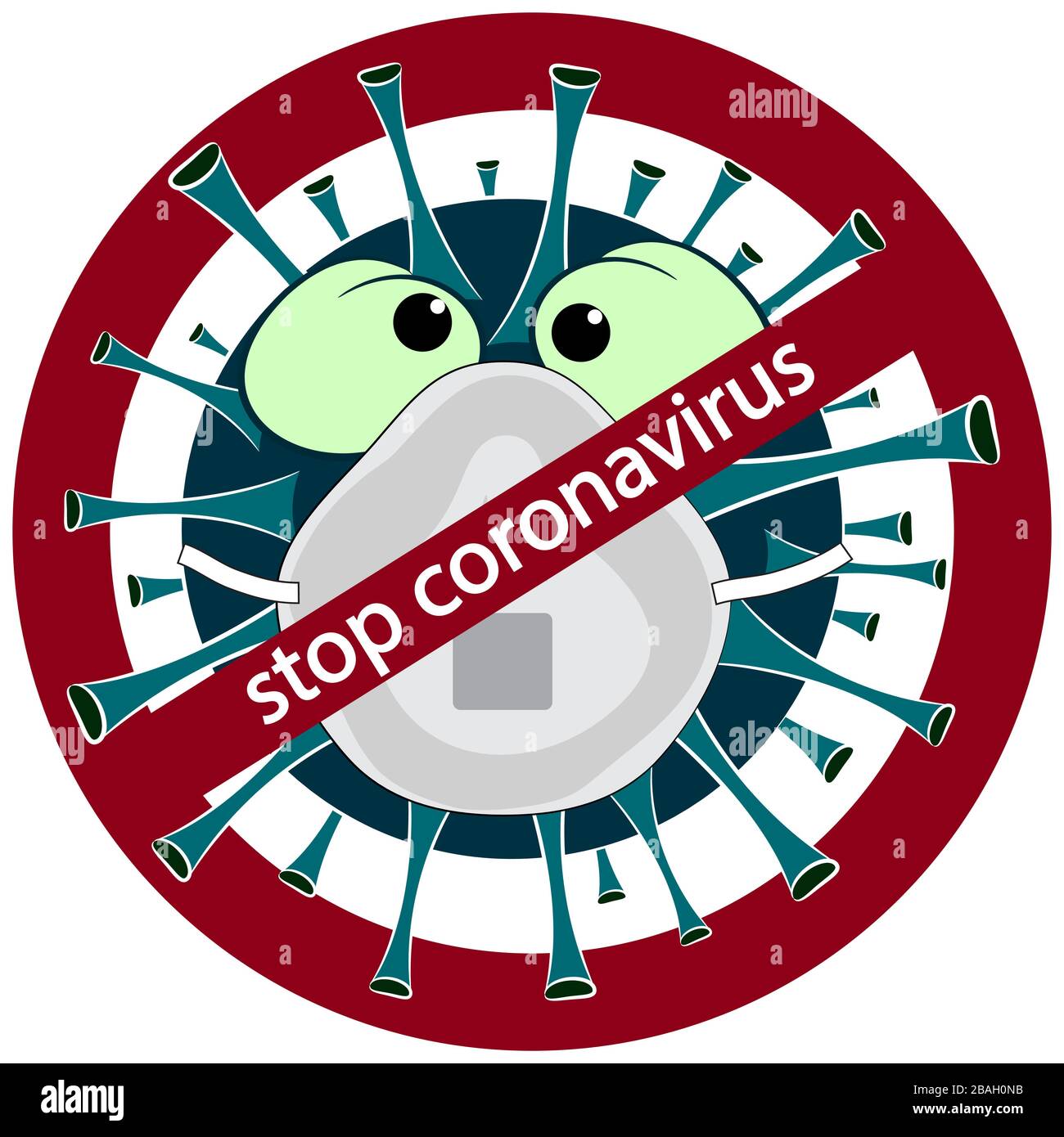 Stop coronavirus. Coronavirus outbreak. Coronavirus danger and public ...