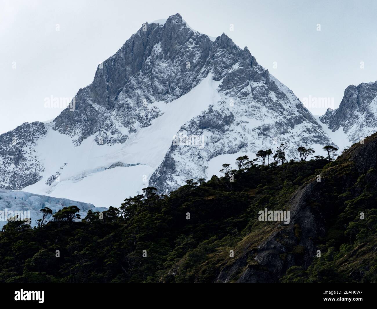 The stunning scenery near Garibaldi glacier in Patagonia Chile just off ...